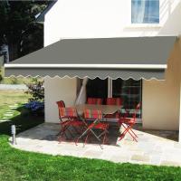 China 300*200CM Articulated Arm Retractable Sun Awning with Hand Crank and Angle Adjustment for sale