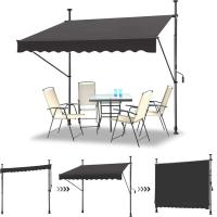 China QF-CW Adjustable Height Awnings for Sun Protection 150/250/300 cm Wide 300*120cm for sale