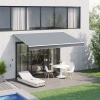 China Outdoor Manual Retractable Awning Cover Shelter with 300*200CM Size and Manual Operation Method for sale