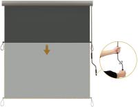 China Outdoor Roller Blind Screen Shade Awning with Powder Coating Sail Finishing 160*250cm for sale