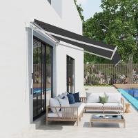 China 300*200CM Manual Crank Handle Waterproof Awning Sunshade Shelter for Porch Window for sale