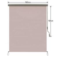 China 1.6m*2.5m Polyester Sail Material Retractable Waterproof Sun Shade Drop Vertical Awning for sale