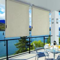China 1.6m*2.5m Polyester Sail Material Retractable Waterproof Sun Shade Drop Vertical Awning for sale