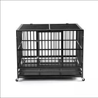 China Black 38 Inch Heavy Duty Pet Cage for Large and Medium-Sized Dogs Stylish Design for sale