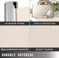 China Aluminium Extendable Sun Protection Screen for Balcony Patio and Garden 160*300cm for sale