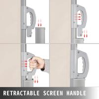 China Aluminum Pole Side Awning Retractable Folding Screen for Patio/Terrace/Backyard Privacy for sale