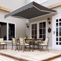 China Anti-UV  Shade Caravan with Commercial Balcony Awnings and Door Shades for sale