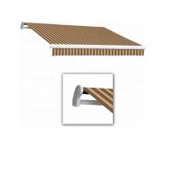 China Anti-UV  Shade Caravan with Commercial Balcony Awnings and Door Shades for sale