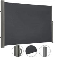 China 160x300cm Garden Sun Shade Canopy Retractable Awnings for Manual Operation Patio Side for sale