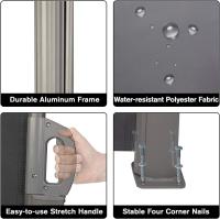 China Powder Coating Sail Finishing Retractable Side Awning for Outdoor Patio Privacy Walls for sale