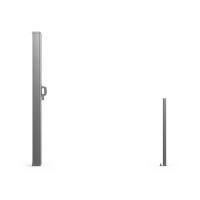 China Outdoor Patio Garden Privacy Divider with Manual Operation Method Steel Support Pole for sale