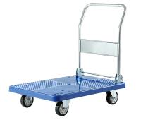 China Silent Durable Plastic Platform Trucks ,  Hand Truck Trolley 150kg for sale