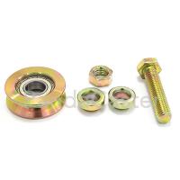 China 2 Inch Steel V Groove Gate Wheels , Rolling Gate Track Wheel 48mm for sale