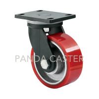 China Extra Heavy Duty Casters Wheels Tread Iron Core Wheel Swivel Caster 2000kg for sale