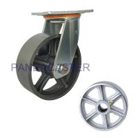 China 6 Inch Heavy Duty Casters 400Kg High Temperature Resistant Cast Iron Swivel Casters for sale