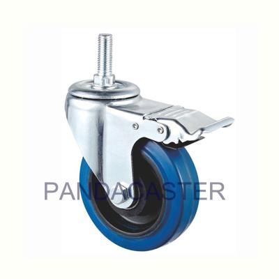 China 265LBS 120KG Medium Duty Casters  Stem Swivel Caster With Brake for sale