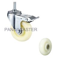 China Panda 4 Inch Swivel Caster , Polypropylene Casters Wheel With Double Lock Brake for sale