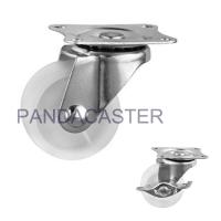 China 20Kg 44Lbs Light Duty Casters 2 inch White Furniture Caster Wheel for sale