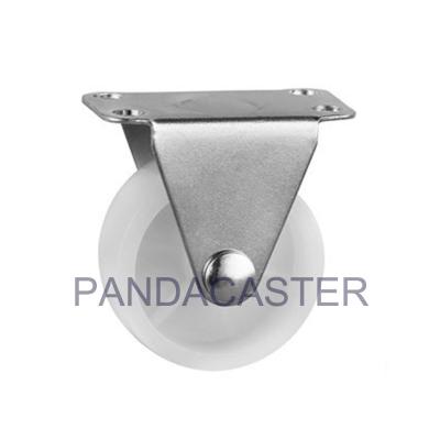 China Durable Polypropylene Light Duty Casters White Furniture Castor Wheels for sale