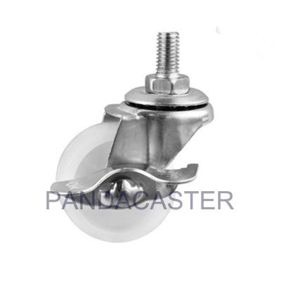 China White Light Duty Castors 44lbs Furniture Wheel Casters With Locks for sale