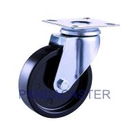 China Durable Black Institutional Casters   Swivel PP Polypropylene Wheels for sale