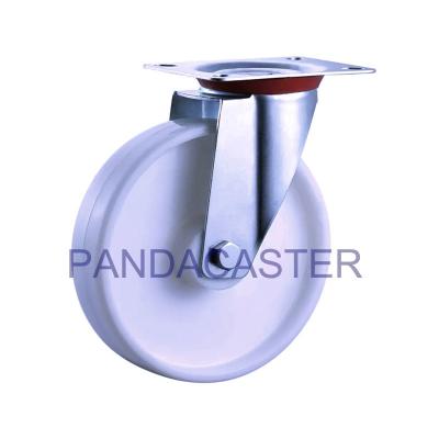 China White 5 Inch Replacement Caster Wheels , Swivel Industrial Wheels For Furniture for sale