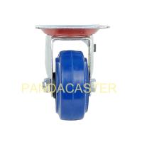 China 80mm Industrial Caster Wheels Roller bearing For Warehouse / Hotel for sale