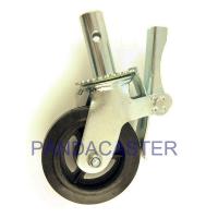 China Black Heavy Duty Scaffold Wheels 200mm Castor Wheels 8 Inch for sale