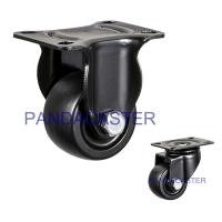 China Top Plate Swivel Casters And Wheels 2 Inch 50mm Low Gravity Center Nylon Wheel for sale