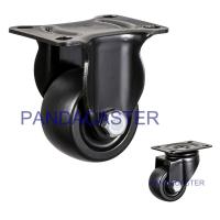 China 2 Inch Rigid Casters And Wheels 220LBS Low Gravity Center ISO Approved for sale