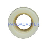 China Straight Pallet Jack Load Wheels 80*93mm White With Double Ball Bearing for sale