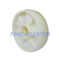 China SGS Pallet Truck Roller Wheels White Cast Nylon Wheels 1000Kg Capacity for sale