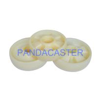 China Durable 8 Pallet Jack Wheels Cast Nylon 200*50mm With Bearing for sale