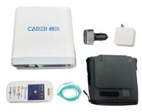 China Pulse Flow 1 - 5 Gear PSA Oxygen Concentrator Movable Portable Backpack Type for sale