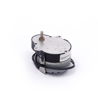China 230V AC Gear Motor GM48PSMS48 50/60Hz Pear Shape 150g For Valve & Coffee Machine Applications for sale