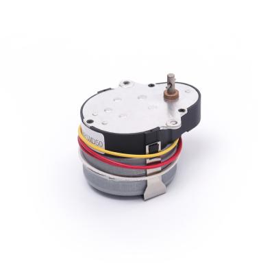 China LINO 4W Pear Shape AC Synchronous Geared Motor GM48PSMD50 197g with 24-230VAC and 15kg.cm Torque for sale
