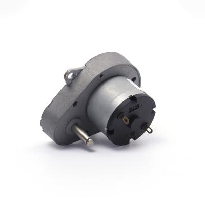 China GM48 DC Geared Motor 160g Round Shape with 24V Voltage and Multiple Gear Ratios from 11 to 1526.5 for sale
