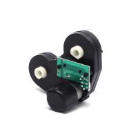 China Double Output RS365 DC Geared Motor 12VDC 24VDC Square Shape 164g 24 RPM for sale