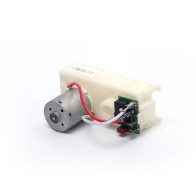 China ROHS Square Shape DC Gear Motor GMF8137 12VDC 24VDC 90g with 399.3 Gear Ratio for Industrial Applications for sale