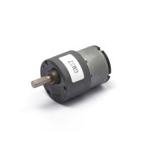 China ROHS LINO GM37 Round DC Geared Motor 24V 190g for Label Printers & Auto Shutters for sale