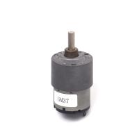 China ROHS LINO GM37 Round DC Geared Motor 24V 190g for Label Printers & Auto Shutters for sale