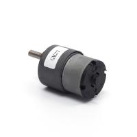 China ROHS LINO GM37 Round DC Geared Motor 24V 190g for Label Printers & Auto Shutters for sale