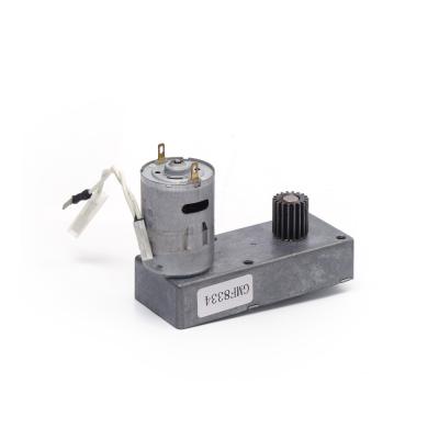 China GMF8334 24V DC Geared Electric Motor 240g Square Design with 103.5 Gear Ratio for Industrial Applications for sale