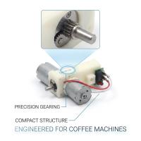 China LINO Low Noise Coffee Machine DC Motor Adjustable Speed Customizable Shaft RoHS Certified for sale