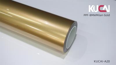 China BMW Milan Gold Yellow Paint Protection Film 7.5 Mil TPU PPF Roll with 5-Year Warranty for sale