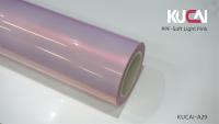 China Soft Light Pink TPU Paint Protection Film 7.5 Mil Thickness with 5-Year Warranty and Self-Healing Properties for sale