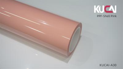 China TPU PPF Shell Pink Paint Protection Film 7.5 Mil Thickness with 5-Year Warranty and Self-Healing Technology for sale