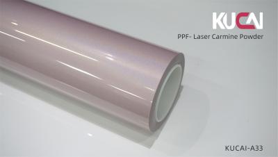 China TPU Laser Carmine Pink PPF Film 7.5 Mil Thickness with 5-Year Warranty - Self-Healing Paint Protection for sale