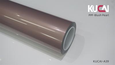 China Hydrophobic TPU PPF Blush Pearl Pink Car Protection Film 7.5Mil Thickness with Self-Healing Properties for sale