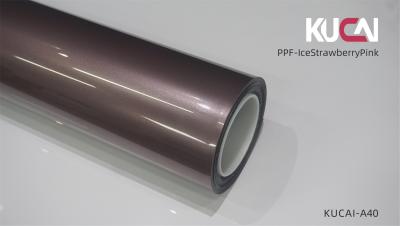 China Ice Berry Pink TPU PPF Automotive Paint Protection Film 7.5 Mil Thickness with 5-Year Warranty for sale